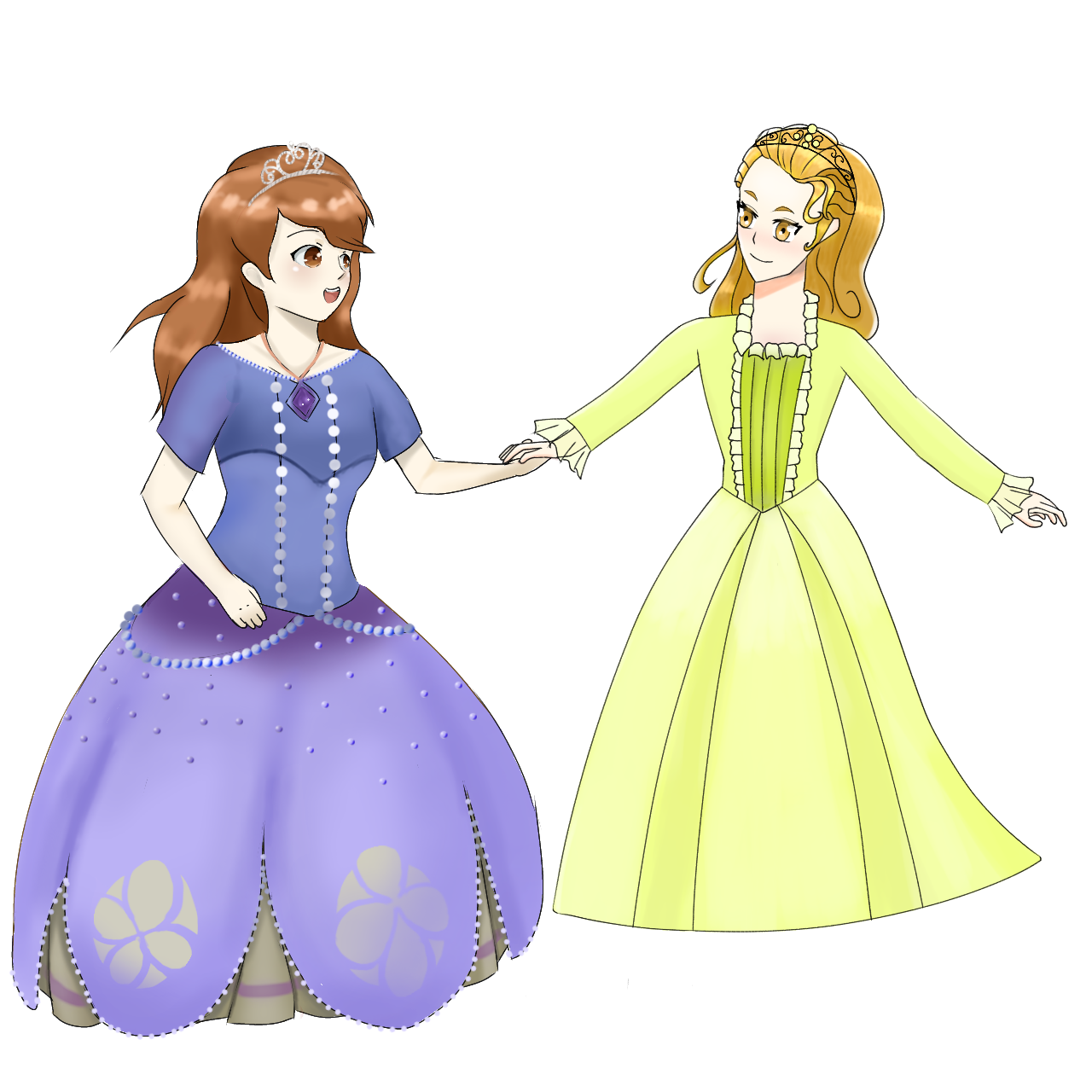 Sofia and ember - ibisPaint