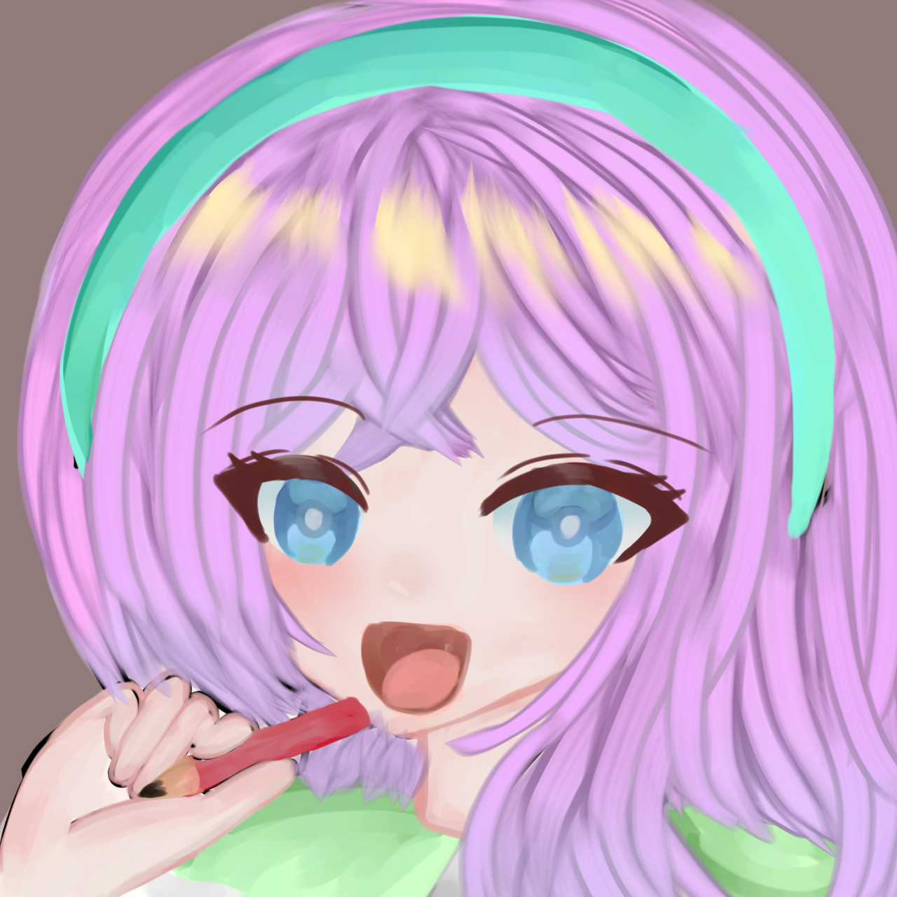 nay chơi dùng cọ - ibisPaint