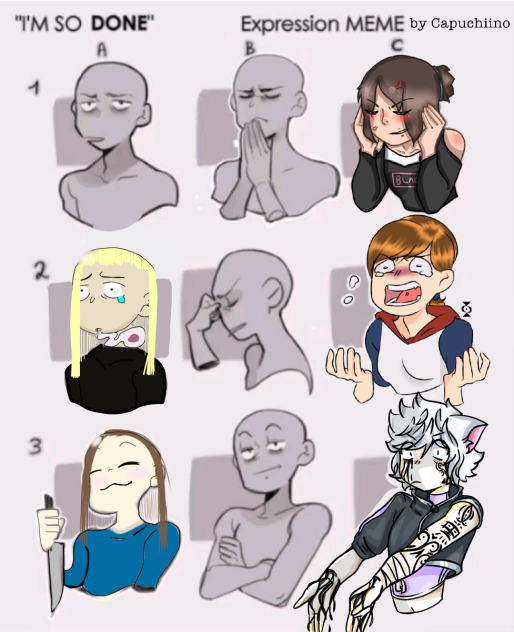 Expression meme collab - ibisPaint