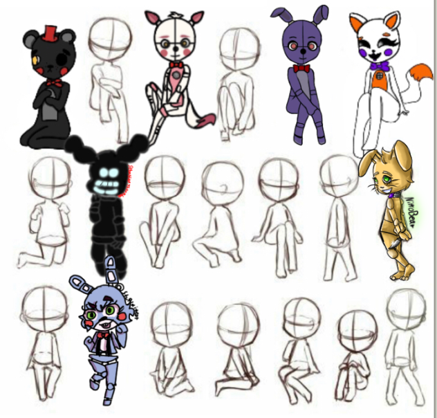 FNaF collab - ibisPaint