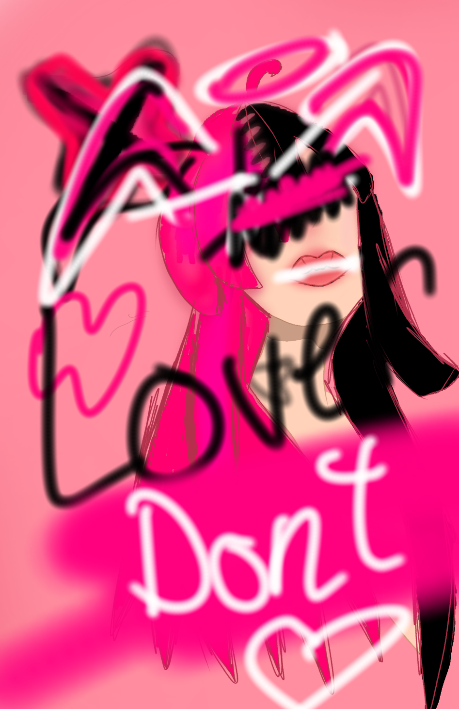 Glitch rabbit - ibisPaint