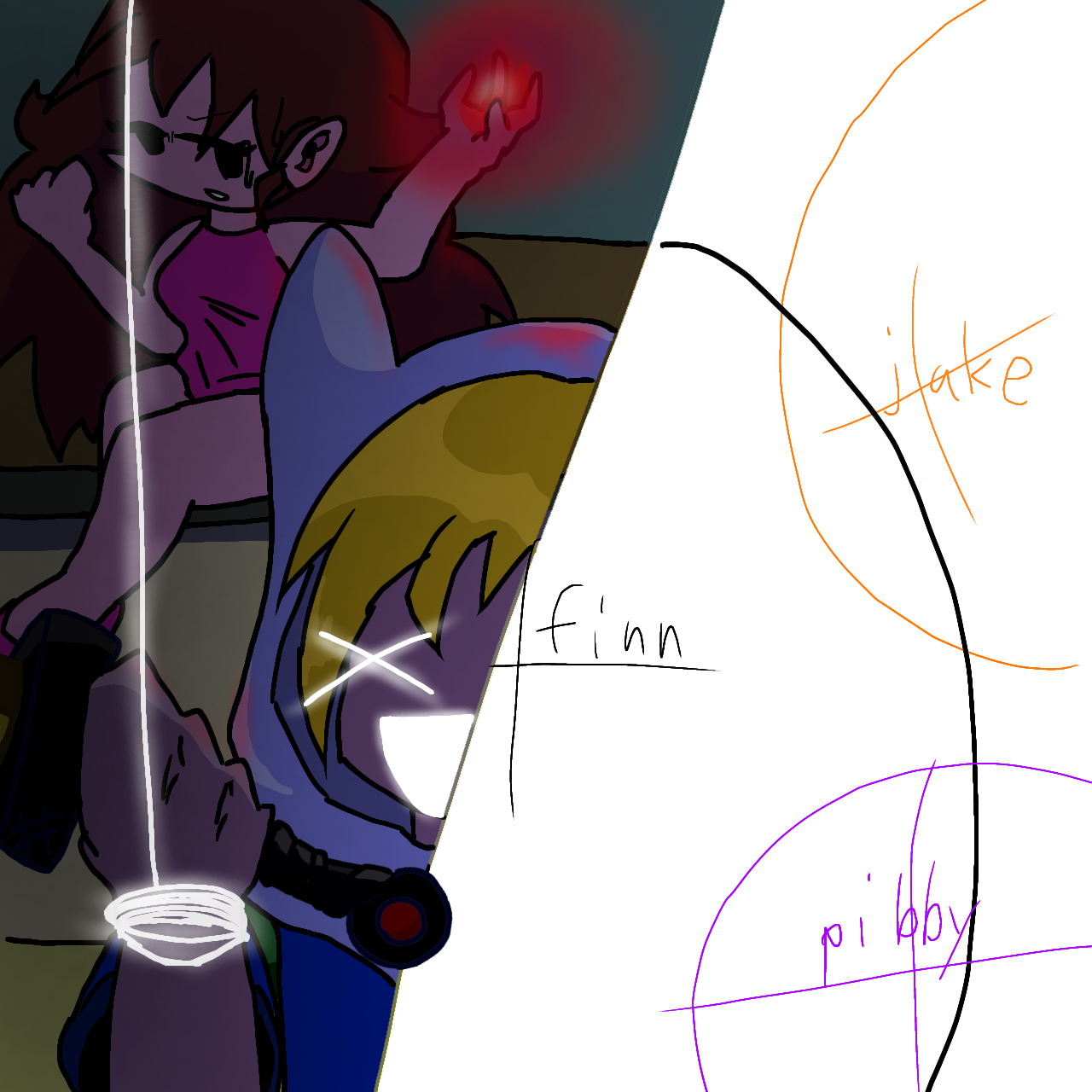 ゆのさんと合作やる！！（pibby finn） - ibisPaint