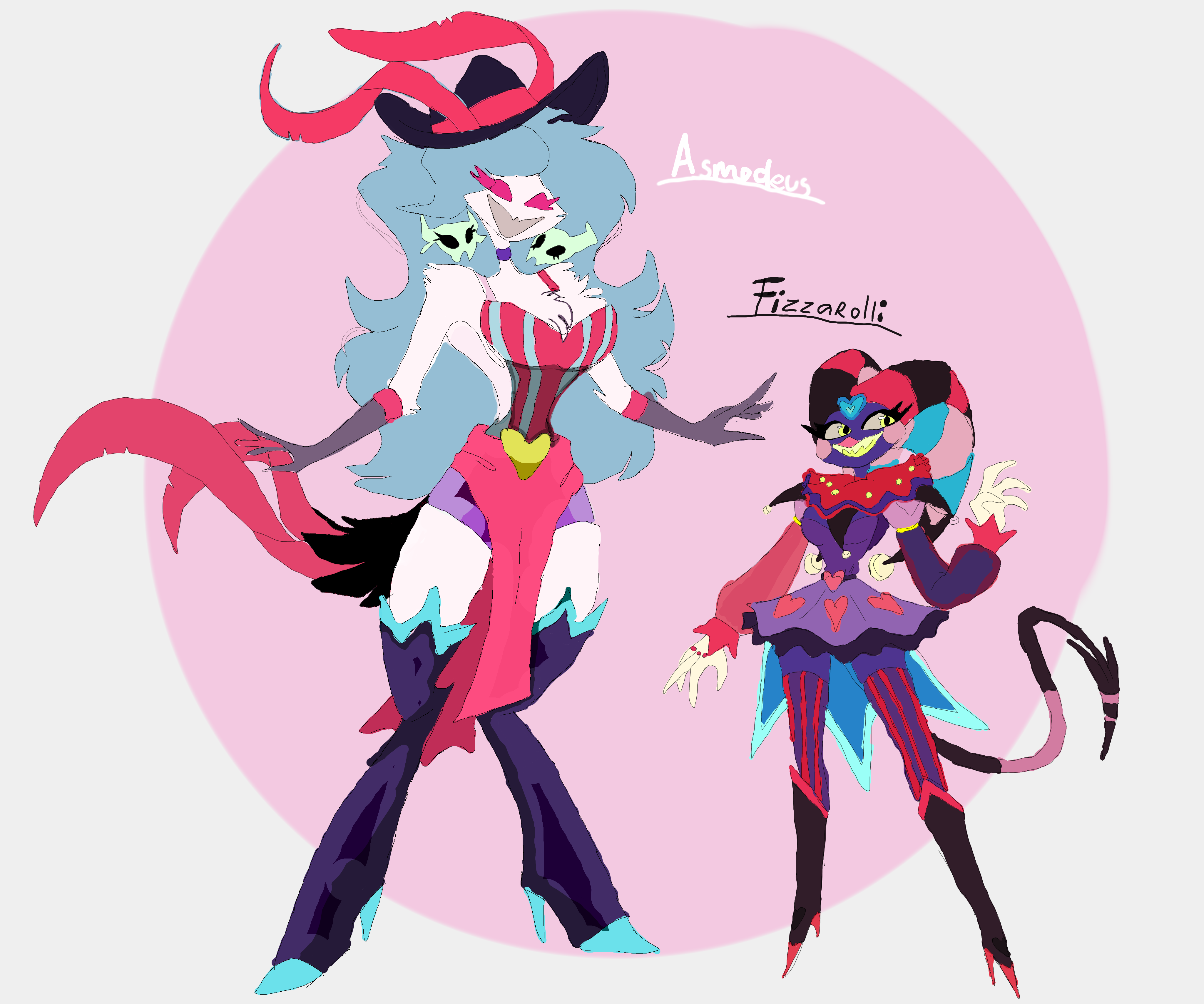 Ozz and fizz genderbend switched colors - ibisPaint