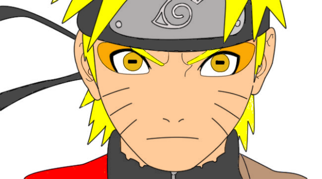 Pintando un Naruto Modo Sabio - ibisPaint