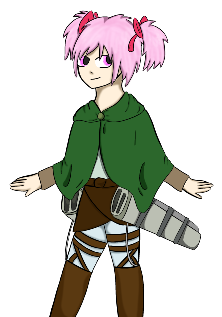 Madoka Jaeger (Madoka MagicaxAot) - ibisPaint