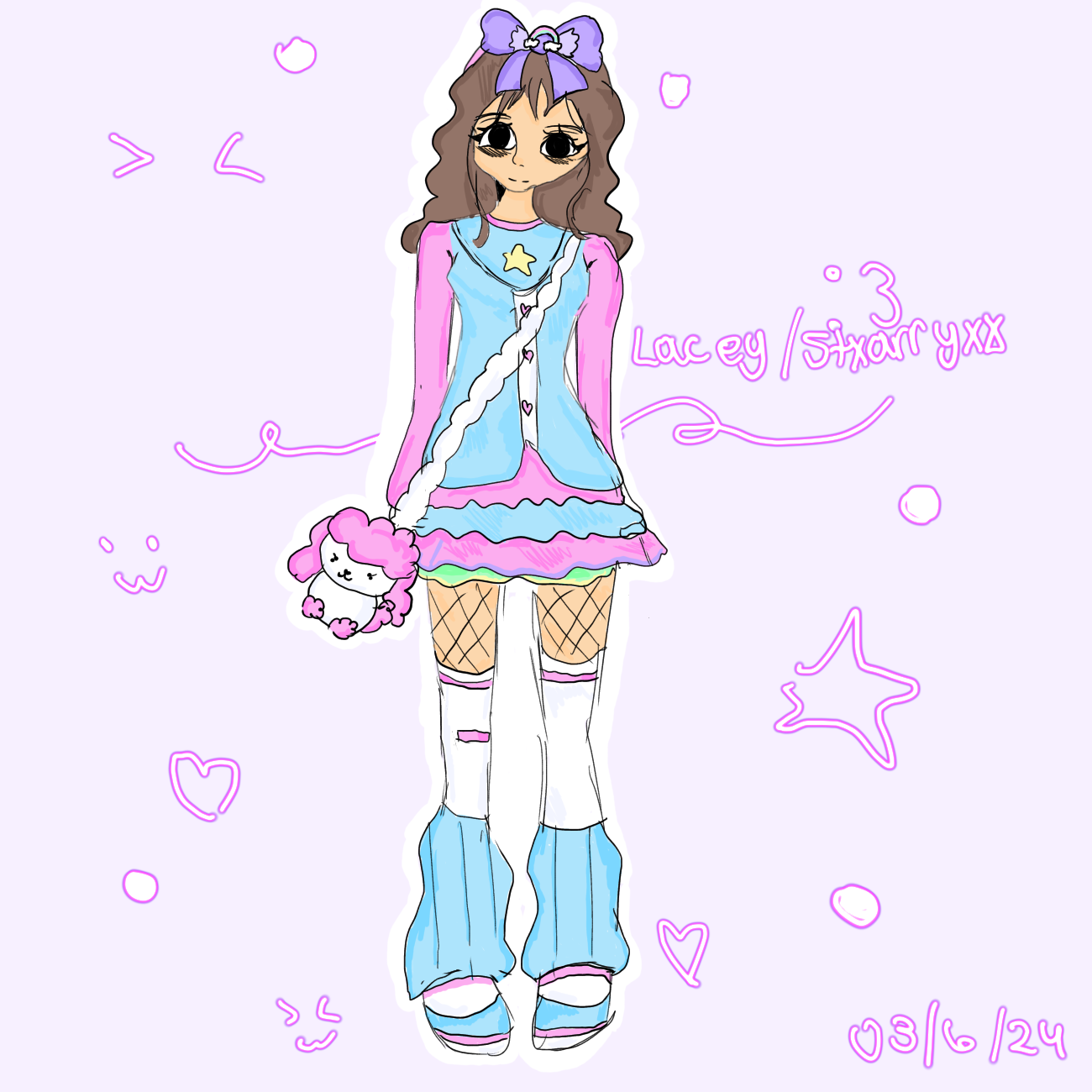 I drew the royale high starlight set - ibisPaint