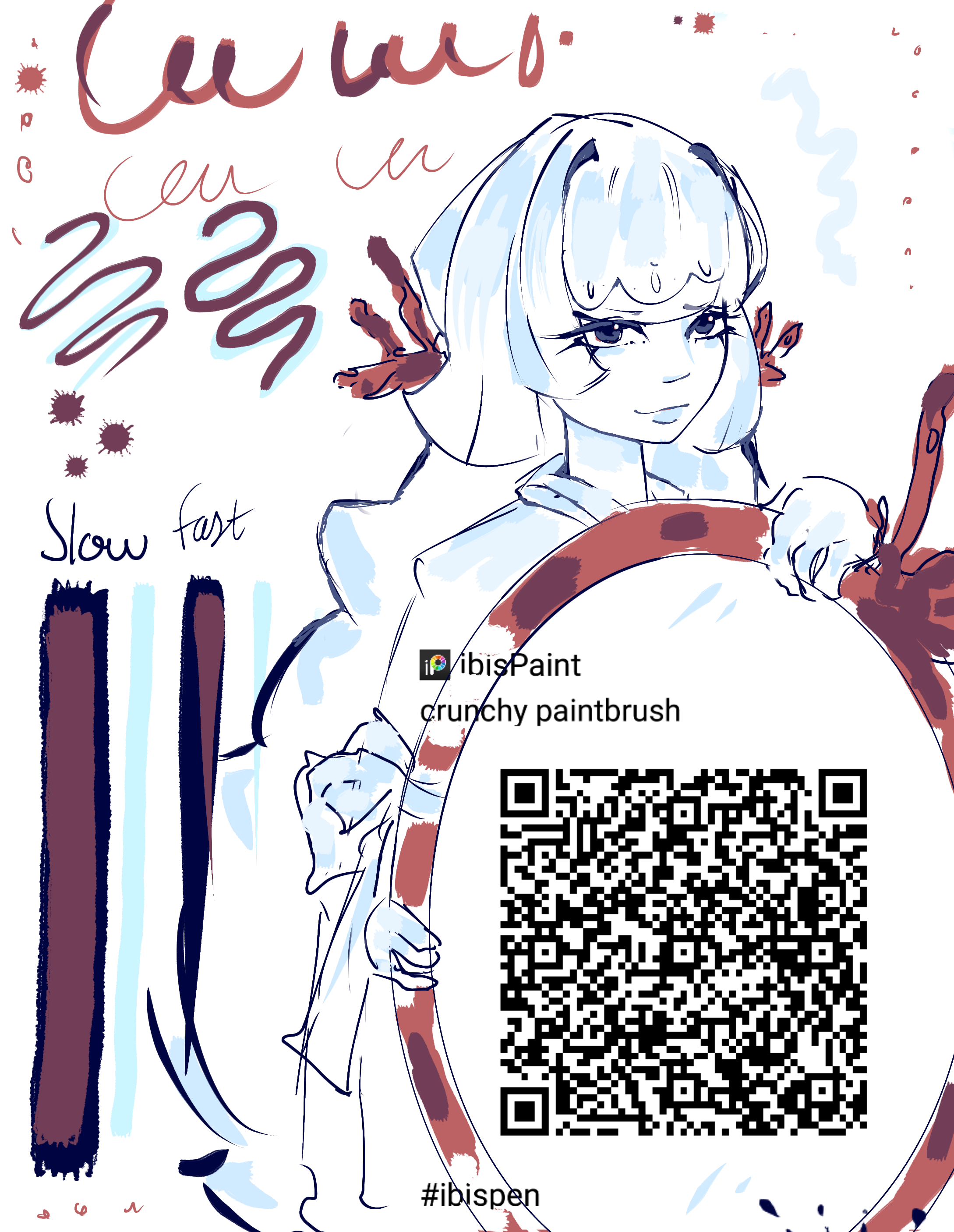 crunchy paintbrush - ibisPaint