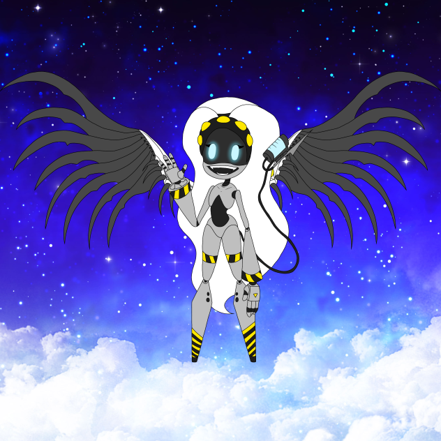 IceHeart as a murder drone - ibisPaint