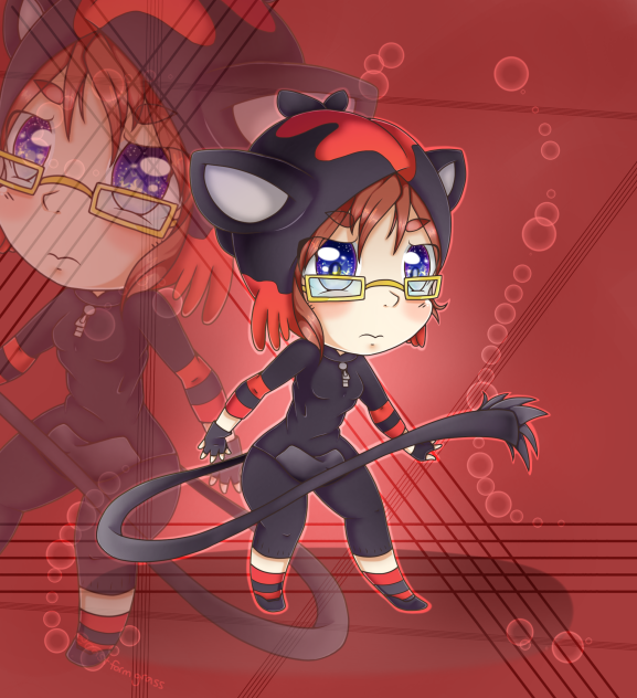 Chibi Litten Gijinka - ibisPaint
