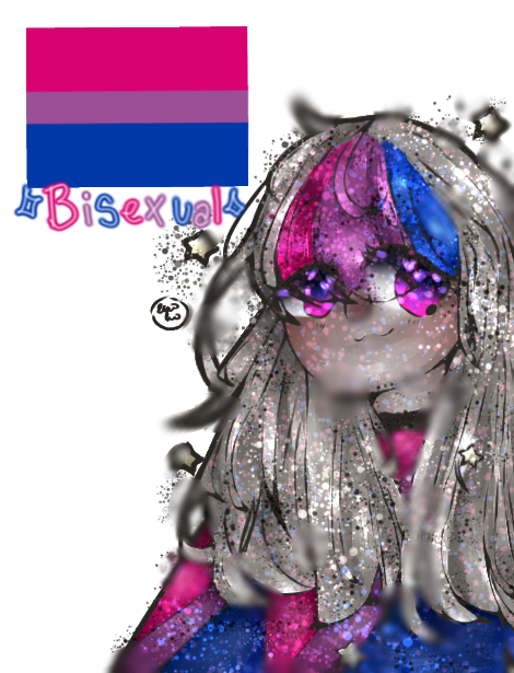 LGBTQ+ Flags as Characters - Bisexual - ibisPaint