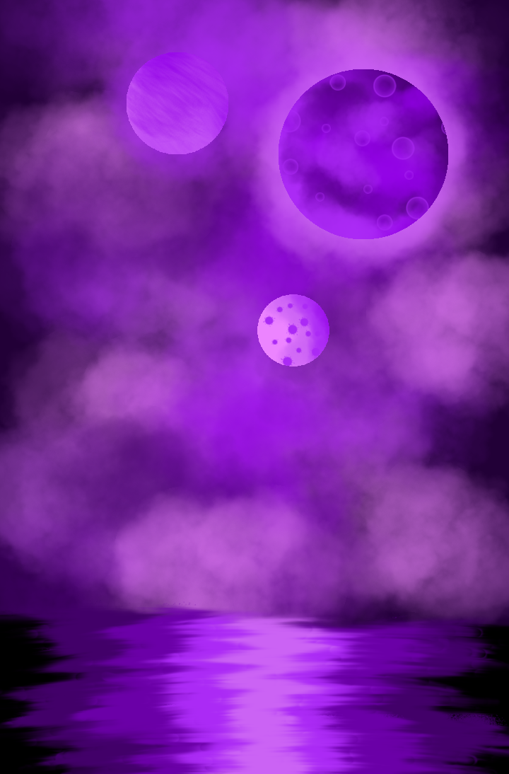Violet moon - ibisPaint