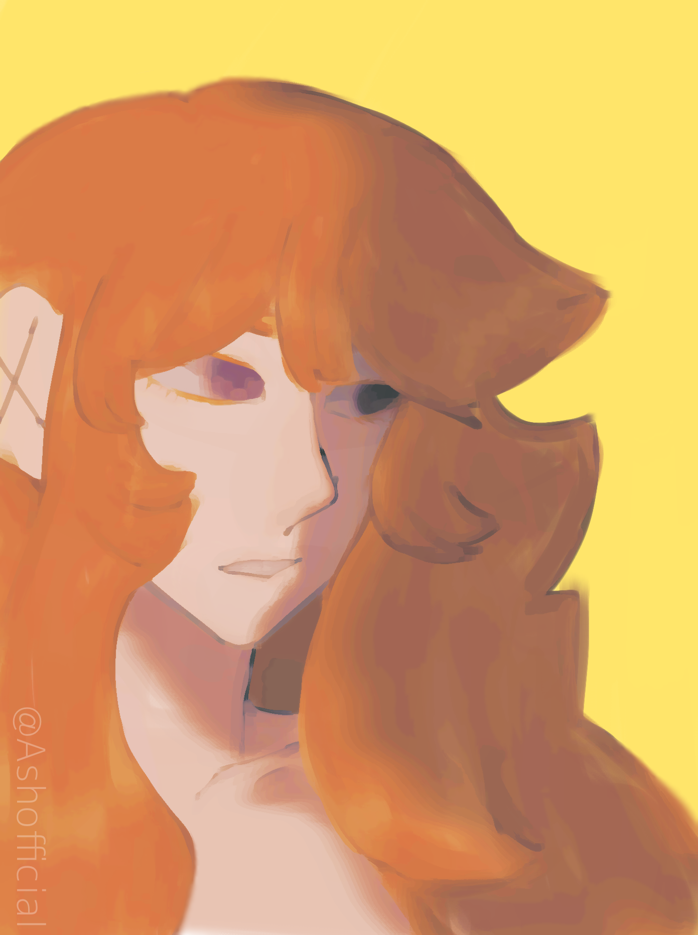 Ginger lion - ibisPaint