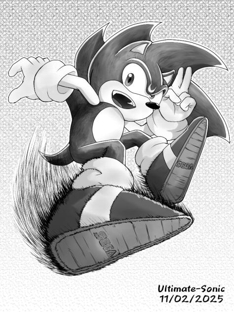 Classic Sonic - ibisPaint
