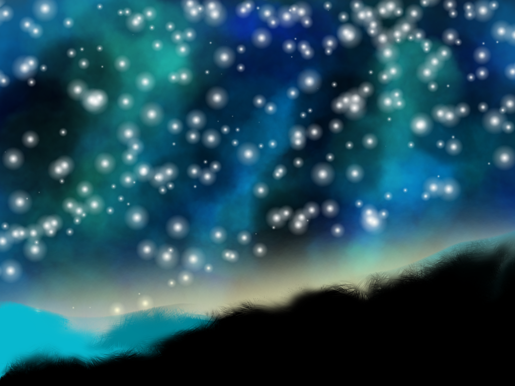 Super starry night - ibisPaint