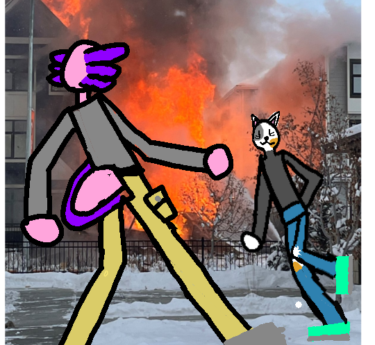 confronting a pyromaniac - ibisPaint