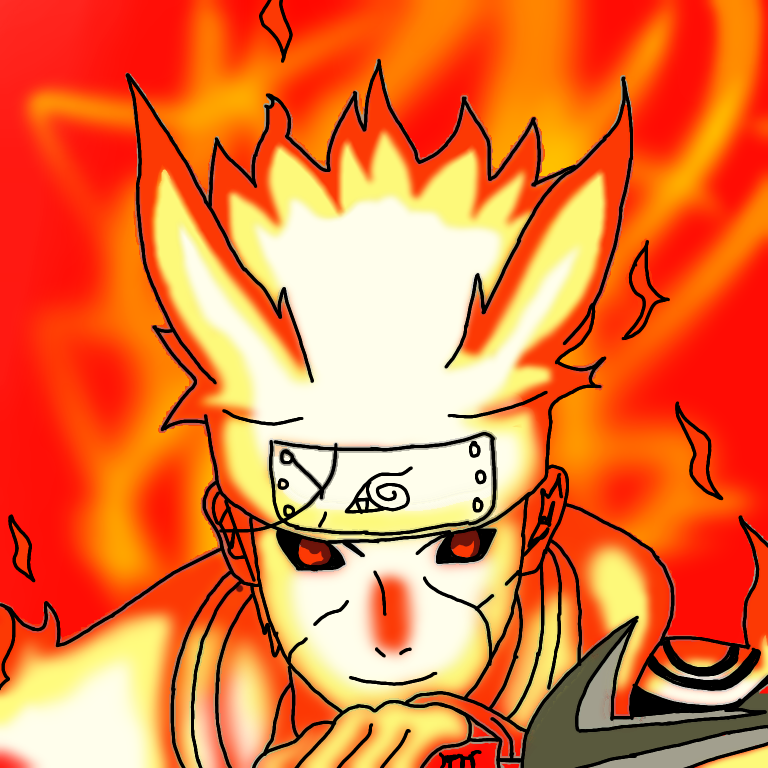 Minato Namikaze Kurama Link Mode - ibisPaint