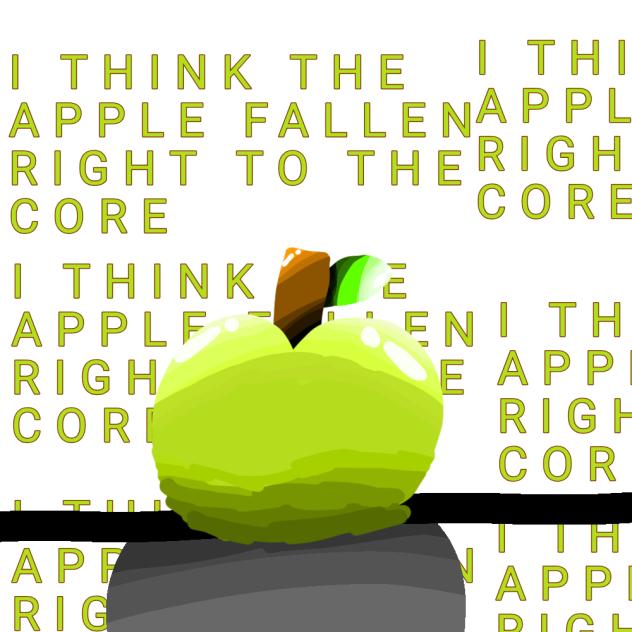 an green Apple for the Brat! - ibisPaint