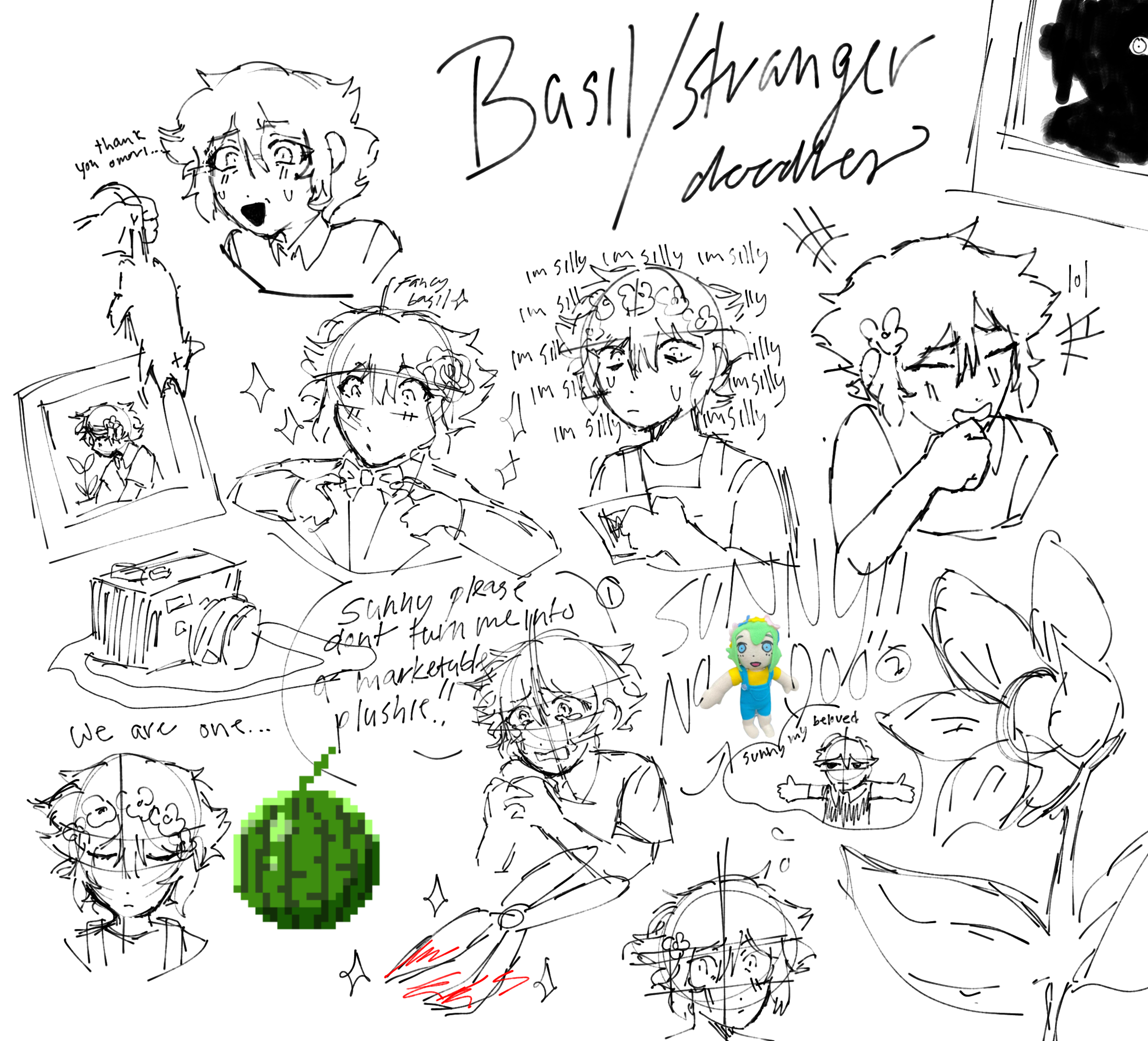 basil sketches - ibisPaint