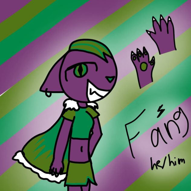 3 color challenge, Fang - ibisPaint