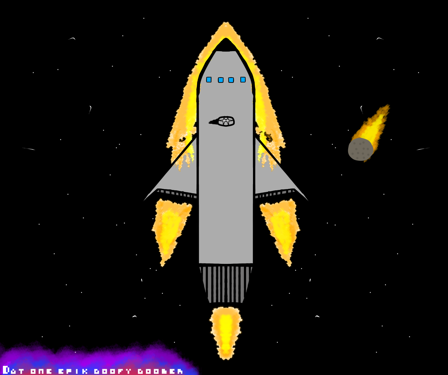 Rocket ship - ibisPaint