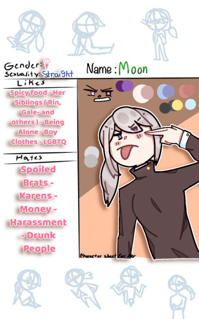 Character For Her ! Moon - ibisPaint