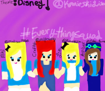 Disney ft.Crafty,Miki,Me,Amber - ibisPaint