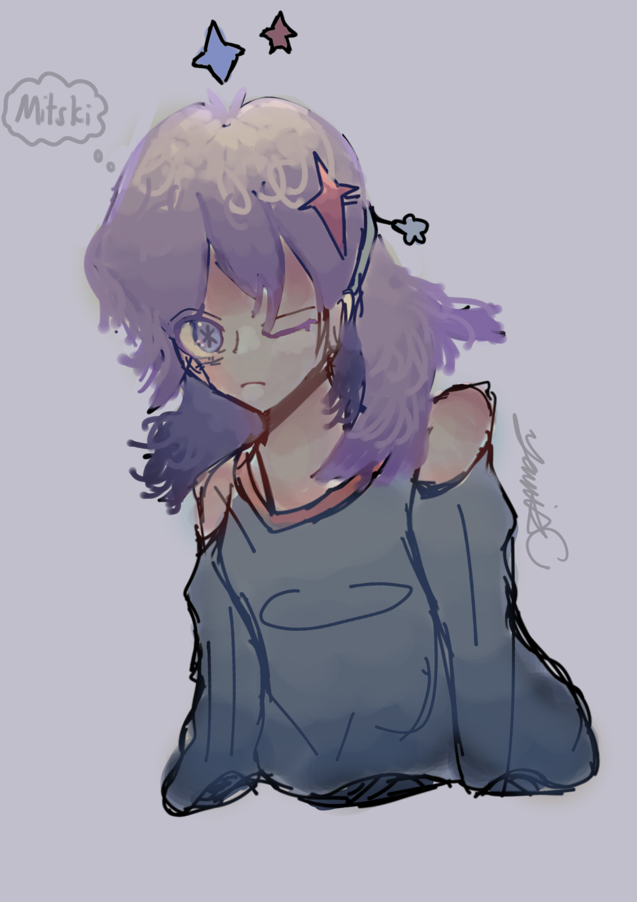 Head Empty, Mind On Mitski - ibisPaint