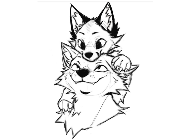 Wolf puppy - ibisPaint