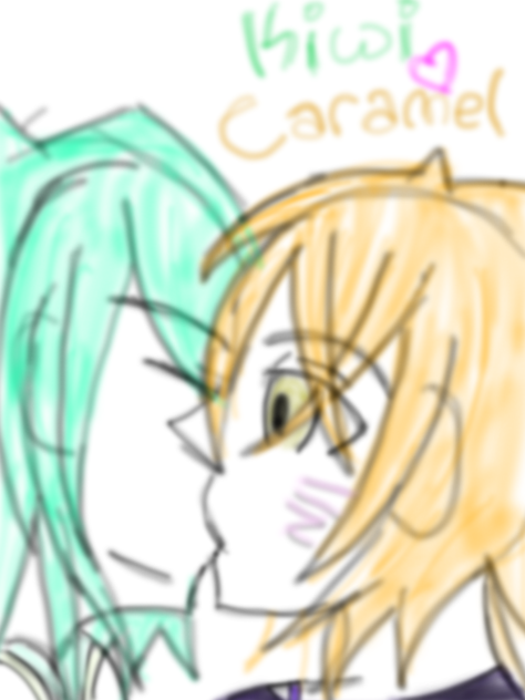 Kiwi x Caramel(Oc) - ibisPaint