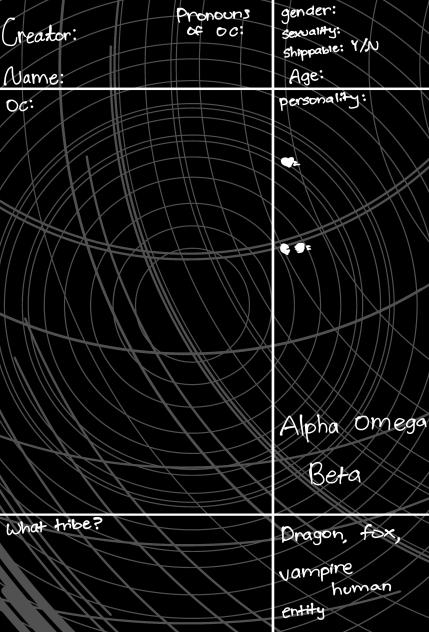 character sheets for main comic. - ibisPaint