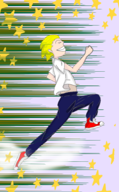 excited runner - ibisPaint