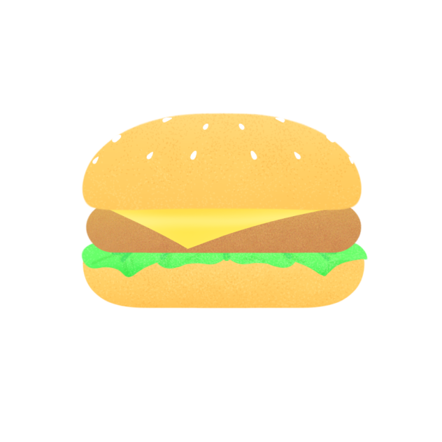 Burger Asset - ibisPaint