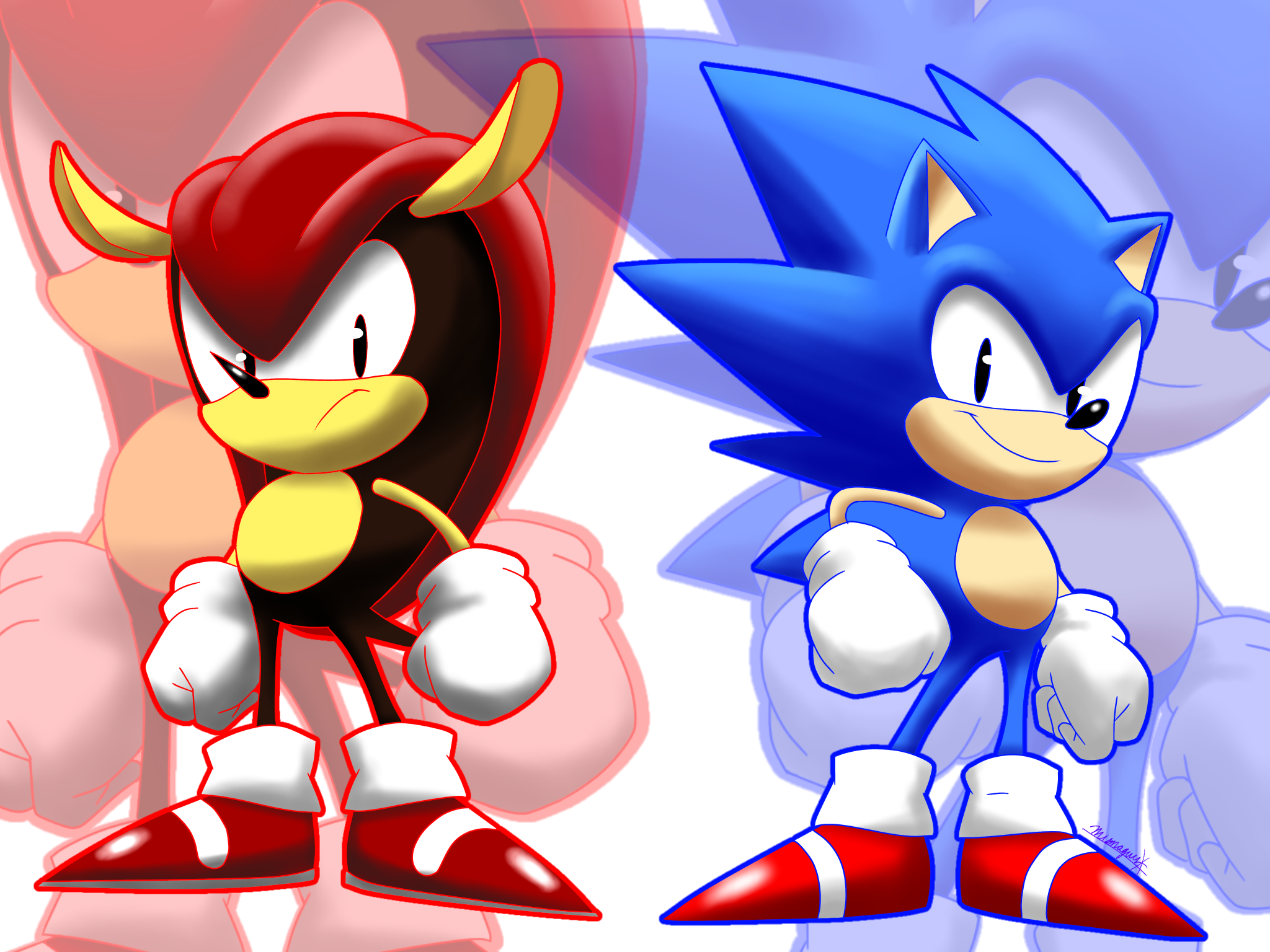 Sonic & Mighty - ibisPaint