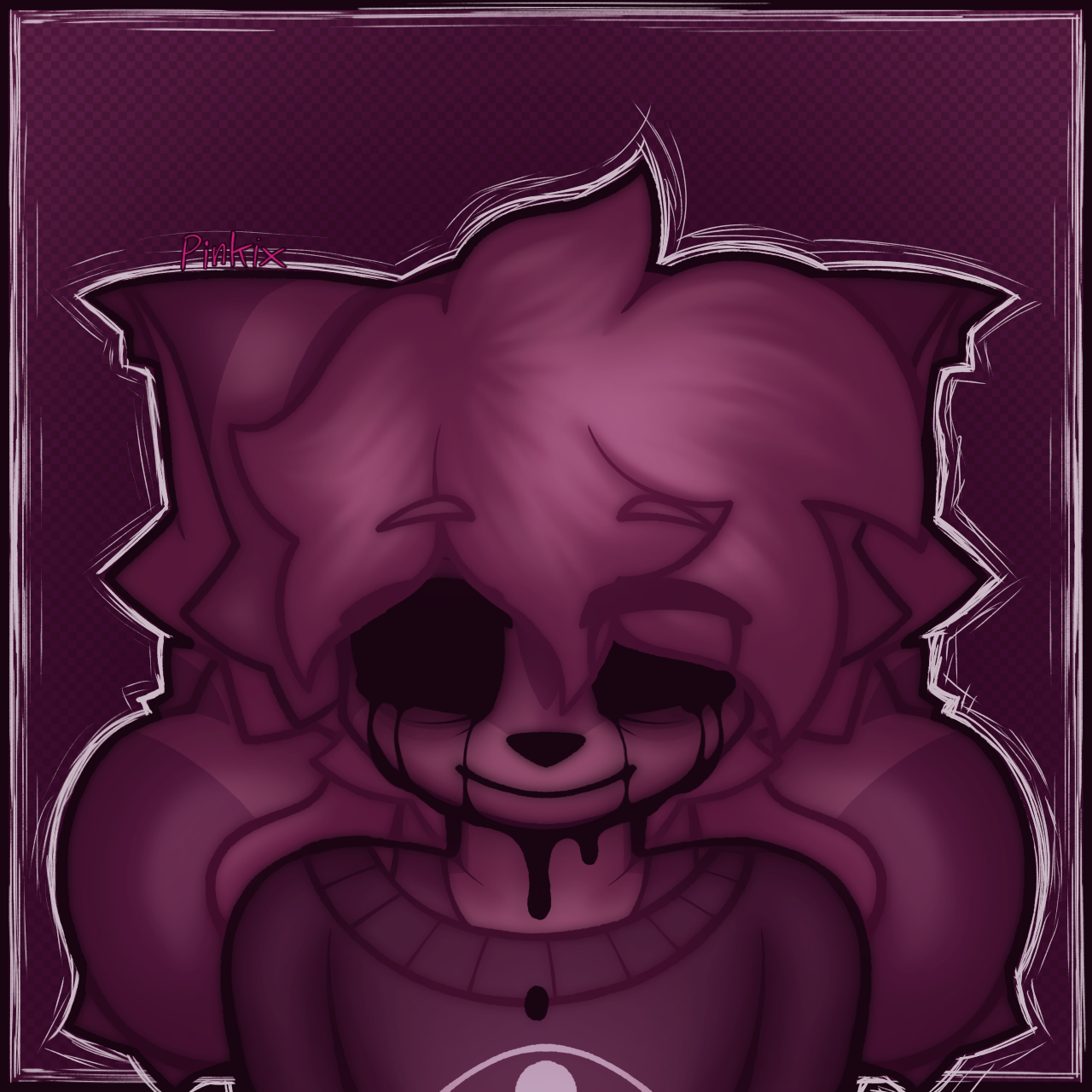 Scary black eyes OooOOooo - ibisPaint