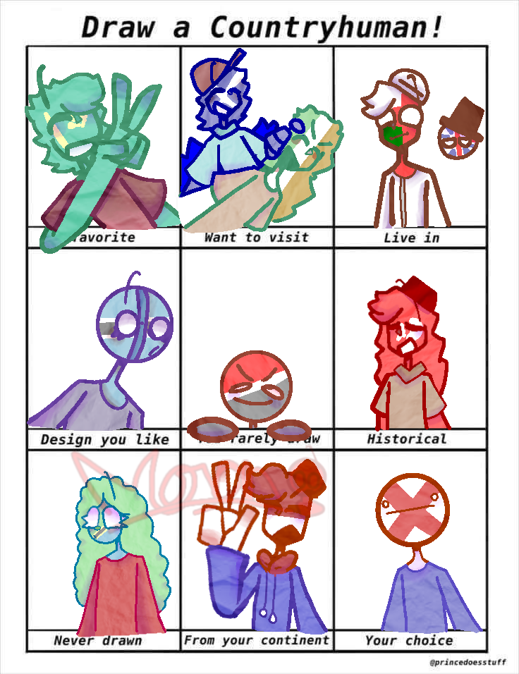 Draw a COUNTRYHUMAN! - ibisPaint