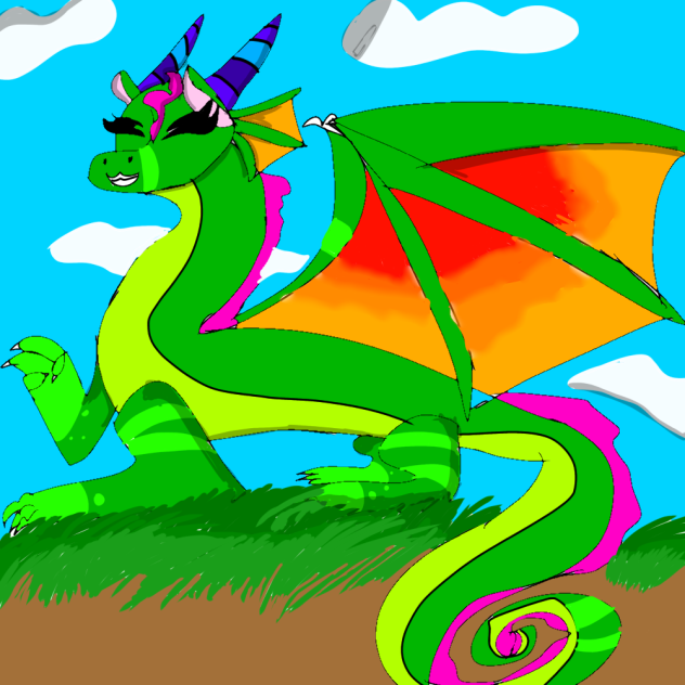 Gift for Rachel the rainwing - ibisPaint