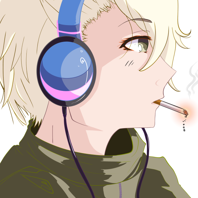 Akkichill emote and my new akki avatar - ibisPaint