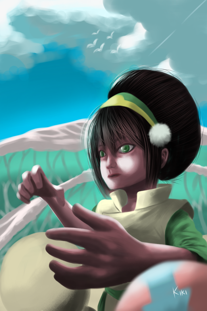 Toph - the blind earthbender - ibisPaint