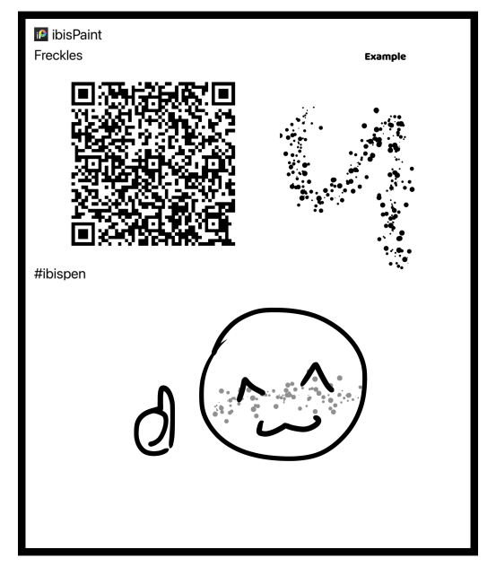 Freckle brush - ibisPaint