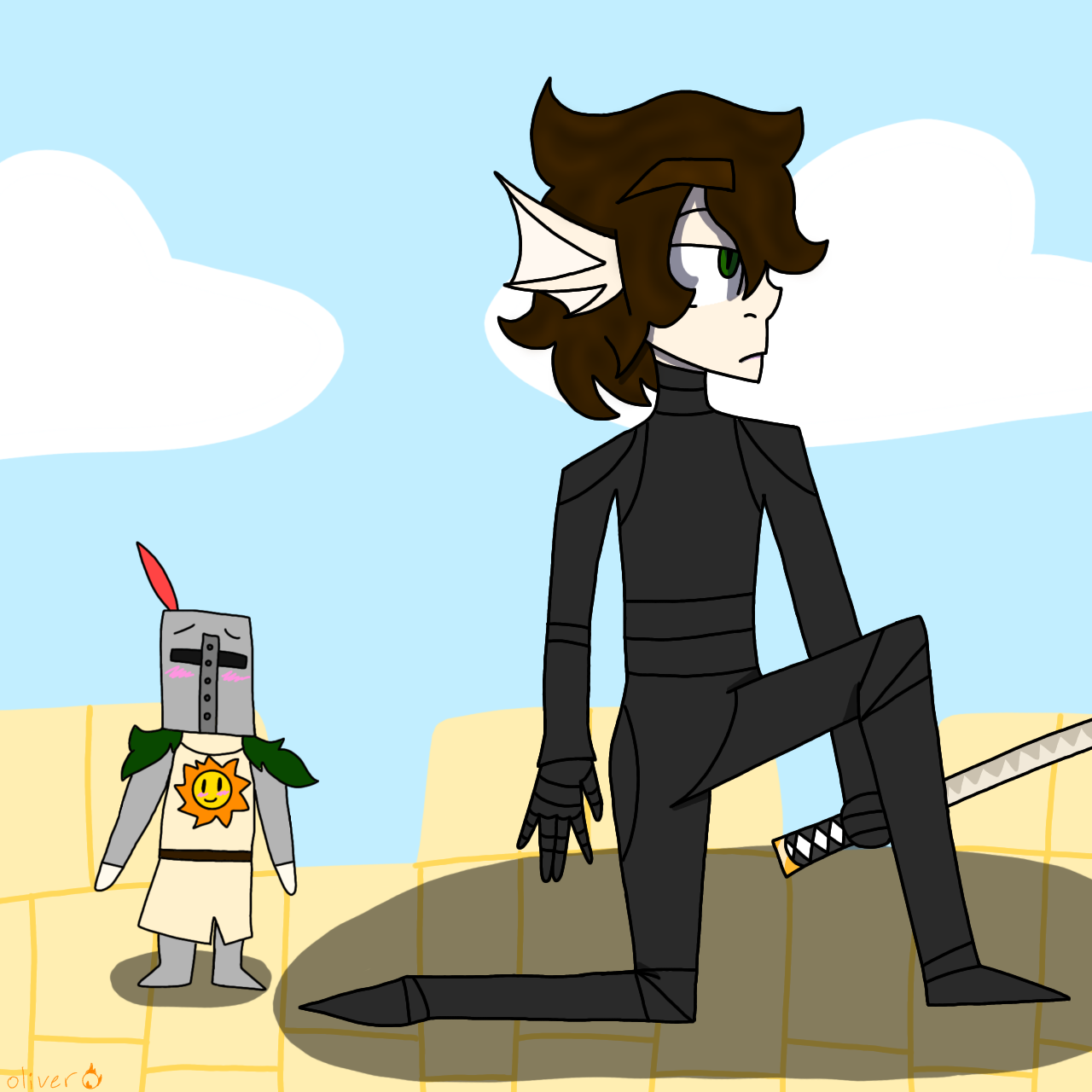 dark souls oc - ibisPaint