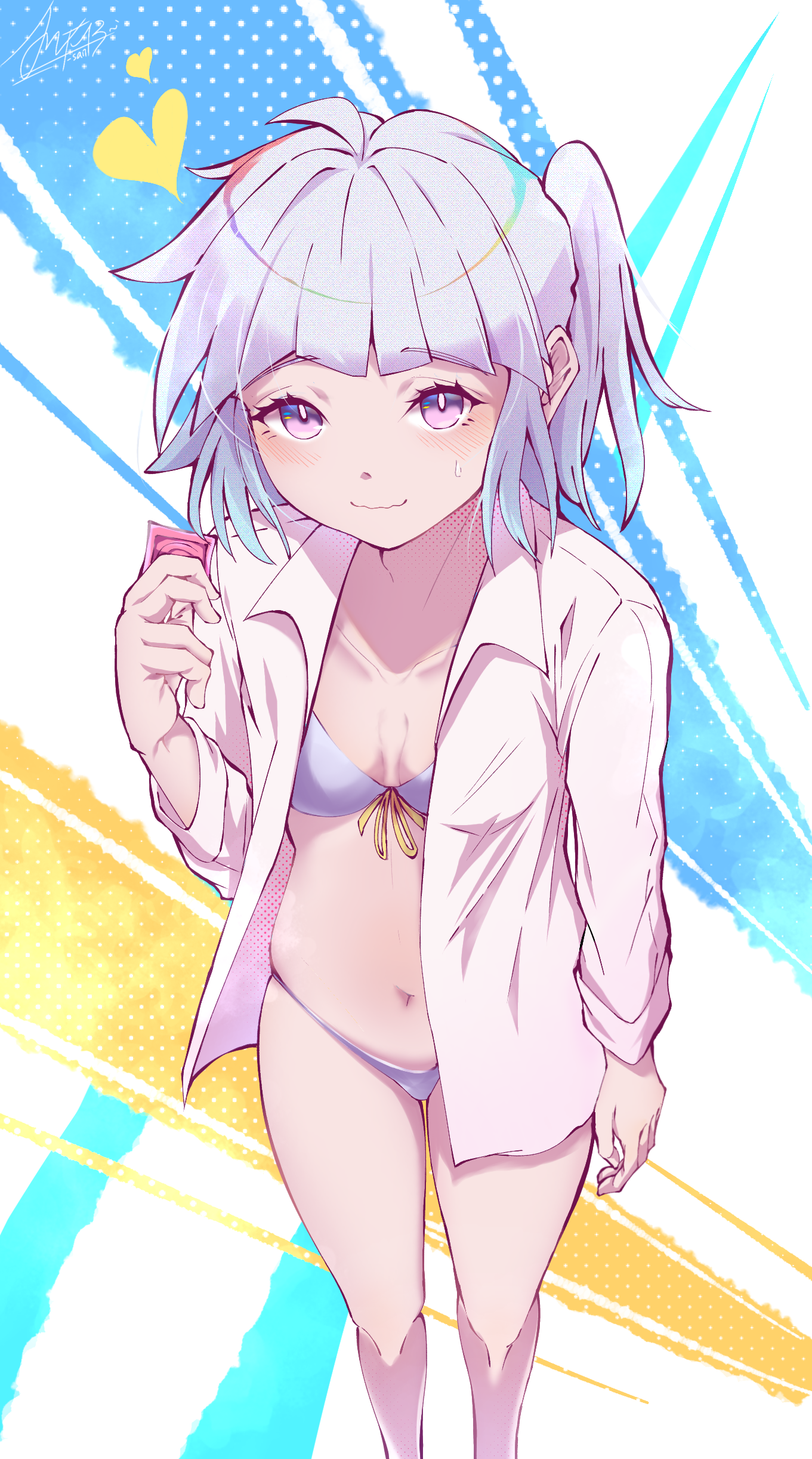 Mita-chan at summer 💧🔥 - ibisPaint