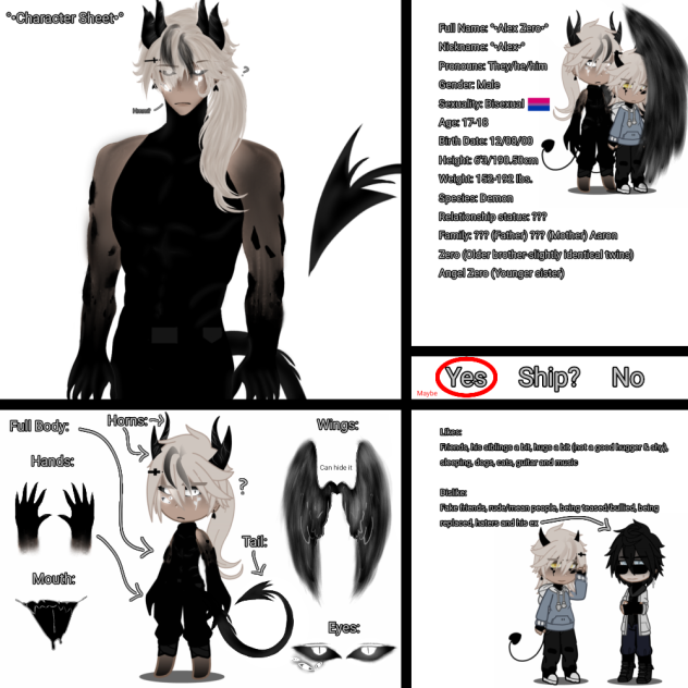 Character Sheet for the comic•° - ibisPaint