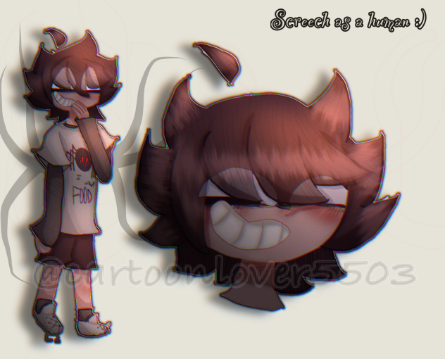 Screech as a human - ibisPaint