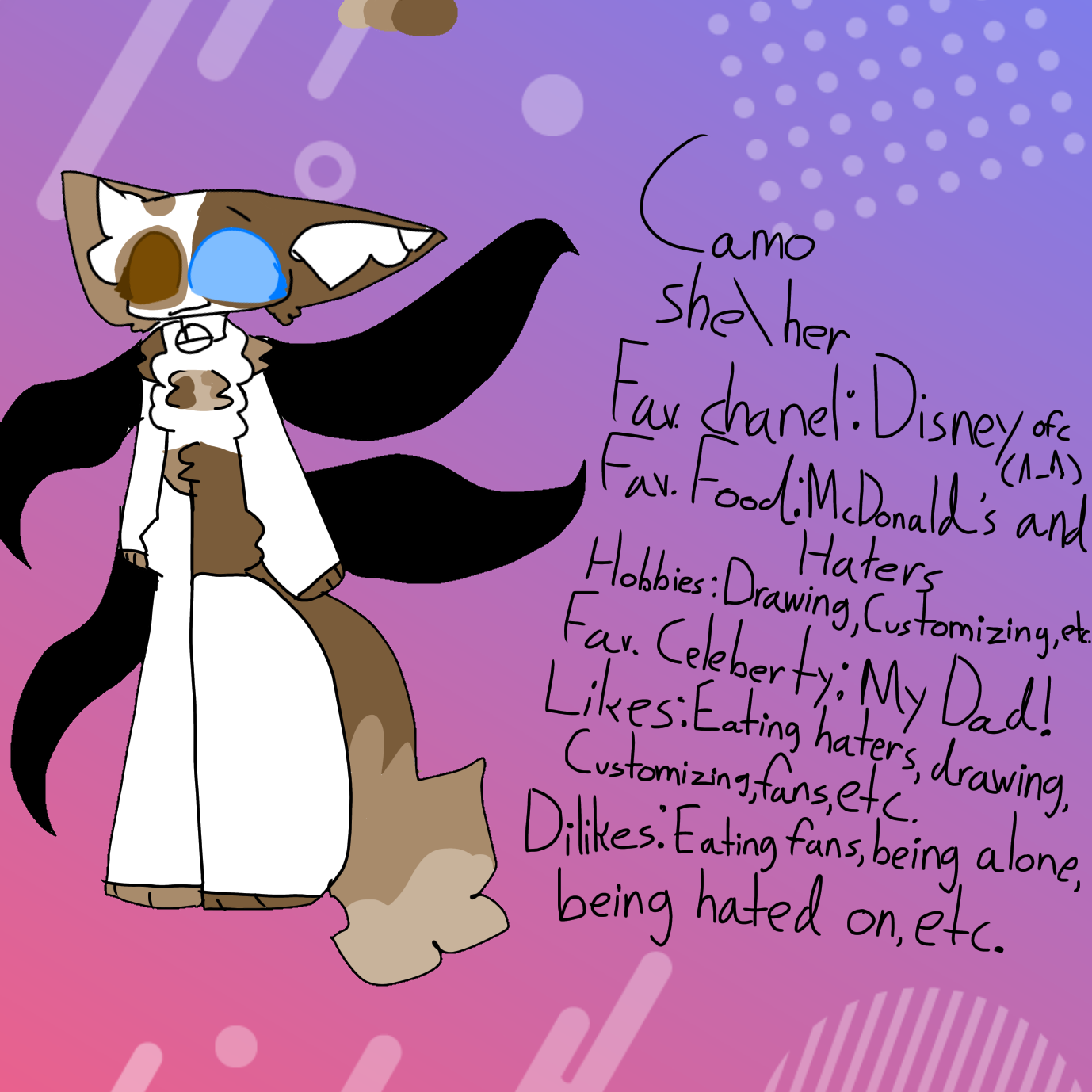 info on my oc Camo!!😆 - ibisPaint