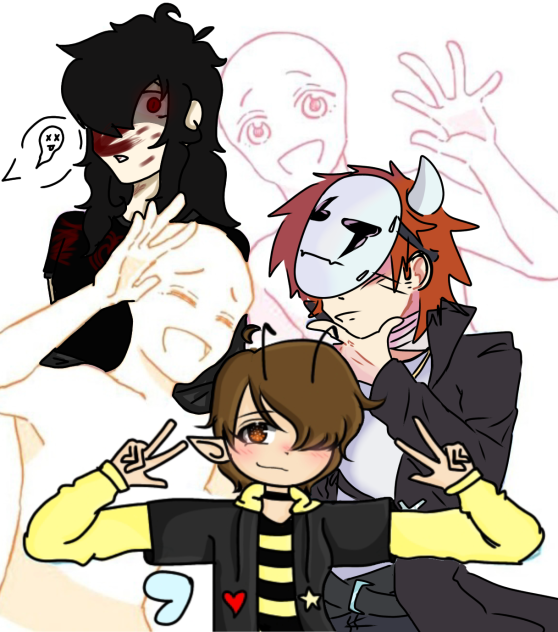 Friend group Collab - ibisPaint