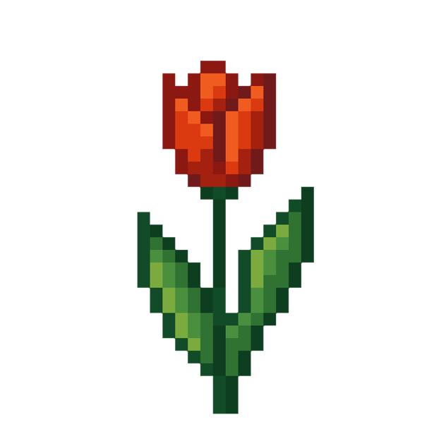 Tulip (pixel) - ibisPaint