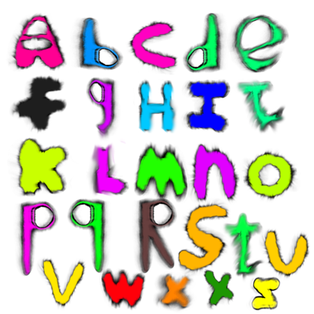 some letters - ibisPaint