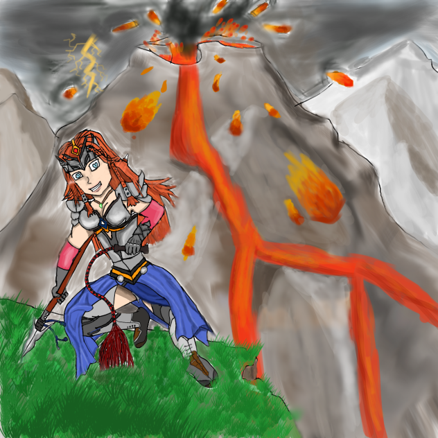 la valkyrie solitaire aventurière - ibisPaint