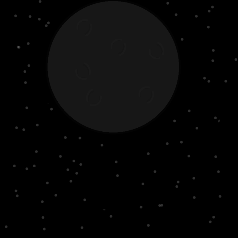 night ski with a full moon - ibisPaint