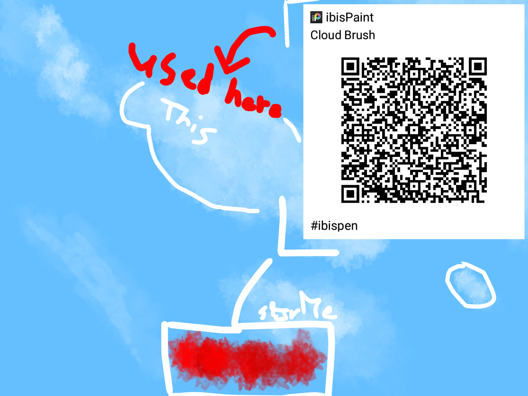 Cloud Brush. - ibisPaint